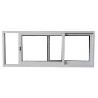 China White Aluminum Sliding Window Double Glazed 5mm 12mm Thermal Break for Residential for sale