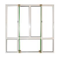 China White Aluminum Sliding Window Double Glazed 5mm 12mm Thermal Break for Residential for sale