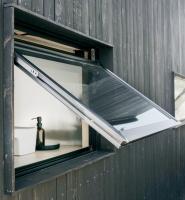 China Minimalism Double Glazed Aluminium Awning Windows For Basement for sale