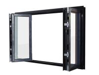China Soundproof 1.6mm Thick Thermal Break Aluminum Hurricane Impact Windows with Double Glazing for sale