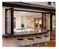 China Soundproof 1.6mm Thick Thermal Break Aluminum Hurricane Impact Windows with Double Glazing for sale