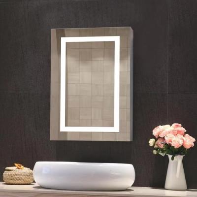 China Recessed Smart LED Bathroom Medicine Cabinet with Mirror 110-240V 2700K-6000K for sale