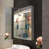 China Recessed Smart LED Bathroom Medicine Cabinet with Mirror 110-240V 2700K-6000K for sale