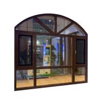 China 1.2-2.0mm Thick Aluminium Frame Windows Fixed Top Round Circle Windows for sale