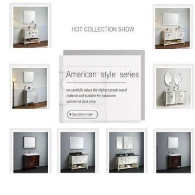 China Golden SS Metal Custom Bathroom Vanity 35 Inch Marble Countertop Sink Cabinet Solid Wood for sale