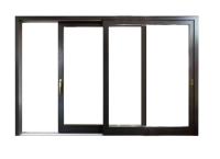 China CE Horizontal Double Glass Sliding Aluminium Windows And Doors With Grill for sale
