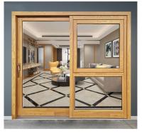 China CE Horizontal Double Glass Sliding Aluminium Windows And Doors With Grill for sale