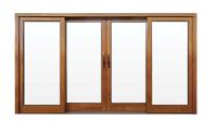 China CE Horizontal Double Glass Sliding Aluminium Windows And Doors With Grill for sale