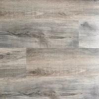 China Smoke Grey 4mm SPC Click Vinyl Plank Flooring Waterproof Wood Grain 228.4x1524mm for sale