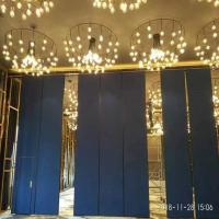 China 32-53db Soundproof Office Partition Wall Acoustic Wall Fabric With Sponge for sale