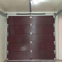 China 16x7 Horizontal Sliding Overhead Roll Up Garage Door 40mm PU Insulated Panel for sale
