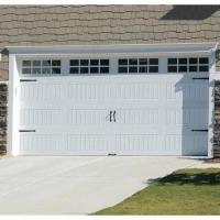 China Frameless PVC Wrought Iron Garage Door with Mirror 2000mm x 2000mm for sale