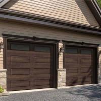 China Frameless PVC Wrought Iron Garage Door with Mirror 2000mm x 2000mm for sale