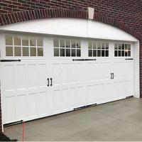 China Frameless PVC Wrought Iron Garage Door with Mirror 2000mm x 2000mm for sale