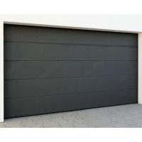 China Automated Steel Black Roll Up Garage Door with Motor 2000mm x 2500mm for sale