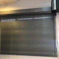 China Hot Zinc Galvanized Automated Garage Door Windproof Motorized Rollup Shutter for sale