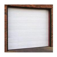 China Hot Zinc Galvanized Automated Garage Door Windproof Motorized Rollup Shutter for sale