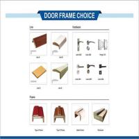 China ISO9001 CE MDF Black Interior Armored Front Doors For Home for sale