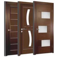 China Fireproof MDF Wooden Entry Door with Honeycomb Core 22-50KGS for Europe Market for sale