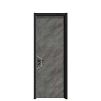 China Customized Plywood MDF Wooden Interior Flush Door with Veneer Finish 800x2000mm for sale
