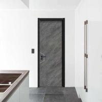 China Customized Plywood MDF Wooden Interior Flush Door with Veneer Finish 800x2000mm for sale