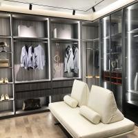 China Adjustable Foldable Modular Wooden Wardrobe Storage Closet In Living Room for sale
