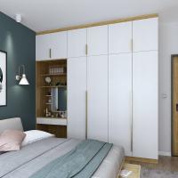 China 18mm Melamine Chipboard Customized Wardrobe Individual Bedroom Storage Cabinet for sale