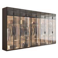 China 18-22mm Thick Door Customized Wardrobe Dressing Room Walk In Closet for sale