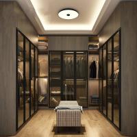 China 18-22mm Thick Door Customized Wardrobe Dressing Room Walk In Closet for sale