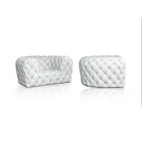 China Modern Velvet Tufted Sofa 2 Seater Living Room Hotel Luxury Couch with Button Quilting for sale