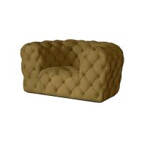 China Modern Velvet Tufted Sofa 2 Seater Living Room Hotel Luxury Couch with Button Quilting for sale