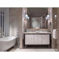 China FSC European Style Carved Hotel Villa Bedroom Set with Custom Size and ISO9001 Certification for sale