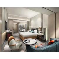 China Modern Hotel Wood Bedroom Set Custom Sizes 3-5 Star Villa Furniture for sale