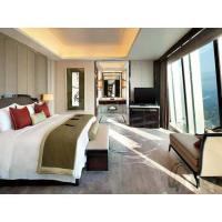 China Modern Hotel Wood Bedroom Set Custom Sizes 3-5 Star Villa Furniture for sale