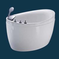 China Rectangle 1500mm Freestanding Bath Bathroom Modern Soaking Tub for sale