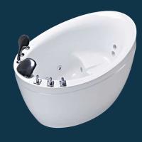 China Rectangle 1500mm Freestanding Bath Bathroom Modern Soaking Tub for sale