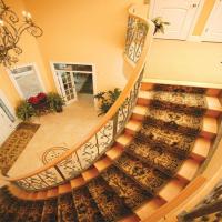 China ISO9001 Apartment Balcony Wrought Iron Handrails For Indoor Steps for sale