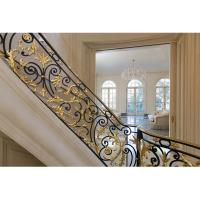 China Wrought Iron Stair Balusters Interior Anti Rust Hot Dip Galvanized 20 Year Protection for sale