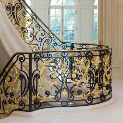 China Wrought Iron Stair Balusters Interior Anti Rust Hot Dip Galvanized 20 Year Protection for sale