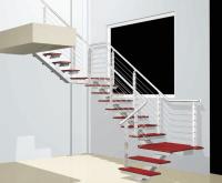 China 1000mm Height Transparent Acrylic Stair Railing Luxury Aluminium Handrails for Stairs for sale