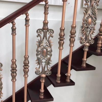 China 1000mm Height Transparent Acrylic Stair Railing Luxury Aluminium Handrails for Stairs for sale