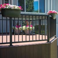 China 6063T5 Aluminum Prefab Interior Stair Railing 1500mm Width 1020mm Height Modern Handrail for sale