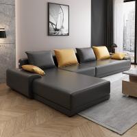China Modern Light Luxury Dark Green Grey Fabric Sofa Set 3 Seater Convertible Living Room Furniture for sale