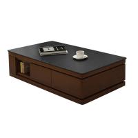 China OEM ODM Wooden Marble Coffee Table TV Console Table With Storage Drawers for sale