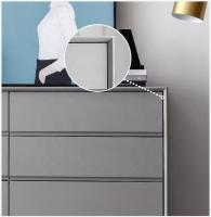 China Solid Wood White Storage Cabinet Living Room Simple Modern Furniture Custom Size 16mm for sale