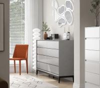 China Solid Wood White Storage Cabinet Living Room Simple Modern Furniture Custom Size 16mm for sale