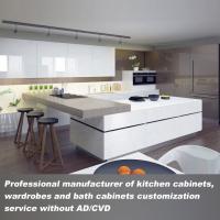 China High Gloss Lacquer Modular Kitchen Cabinets Trendy White Plywood Cupboards for sale