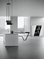 China Customized Size Stainless Steel Kitchen Cabinet PVC Membrane Beach House Cabinets for sale
