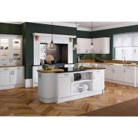 China Customized Lacquer L Shape Modular Kitchen Cabinets OEM ODM Overhead Cupboards 15-35 Days Delivery for sale
