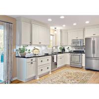 China Customized Lacquer L Shape Modular Kitchen Cabinets OEM ODM Overhead Cupboards 15-35 Days Delivery for sale